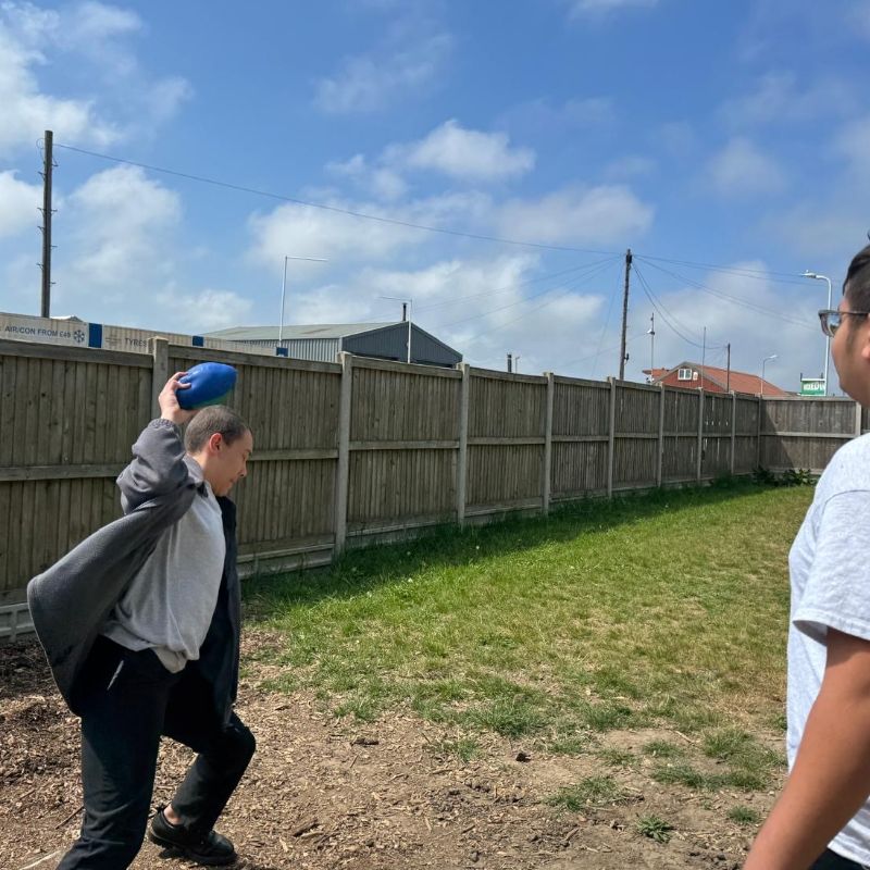 Sunshine, smiles, and a game of catch! - Cross Keys Learning