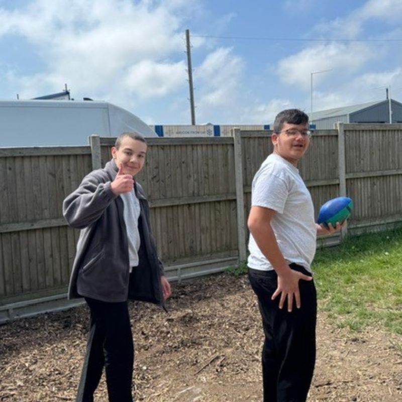 Sunshine, smiles, and a game of catch! - Cross Keys Learning